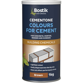 Bostik Cementone Colours For Cement 1kg Russet Brown M Markovitz Bostik Cementone Colours For Cement 1kg Russet Brown M Markovitz